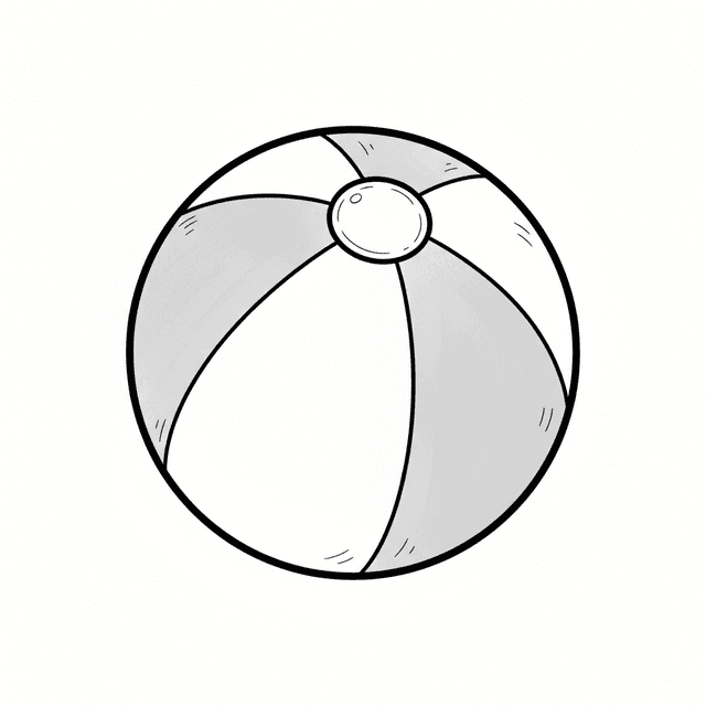 How to draw a beach ball - Fun at-home activities for Kids.