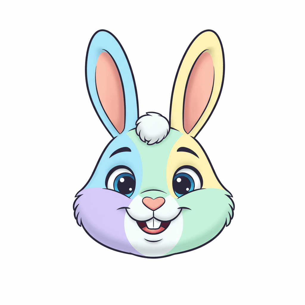 how to draw easter face