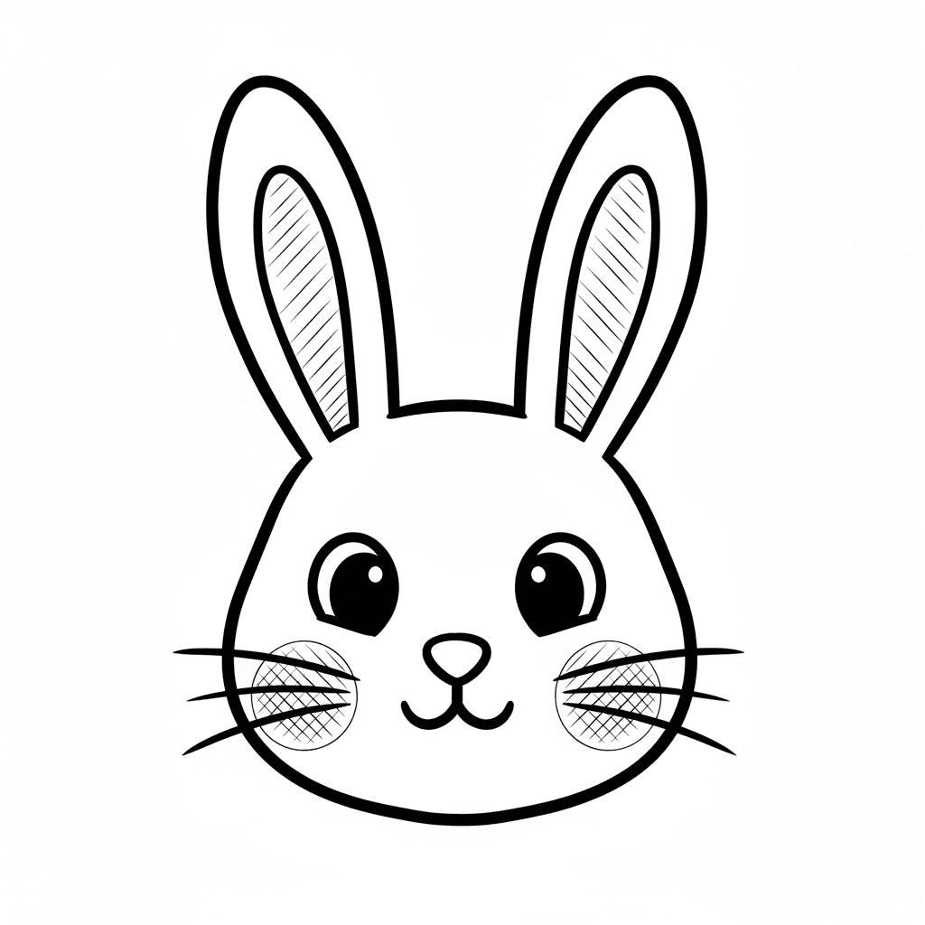 how to draw easter face