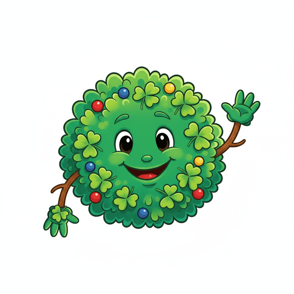 how to draw a bush - Fun at-home activities for Kids.