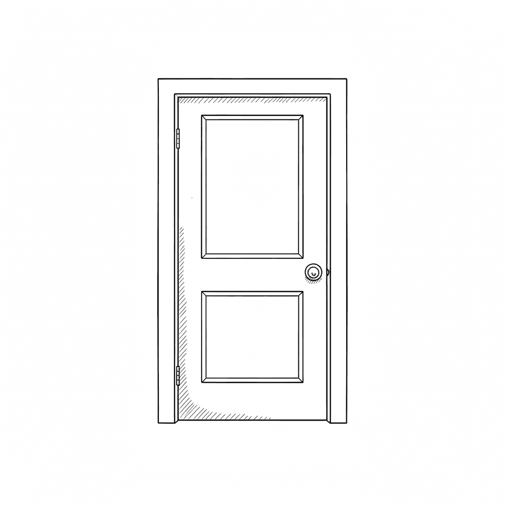 door drawing easy