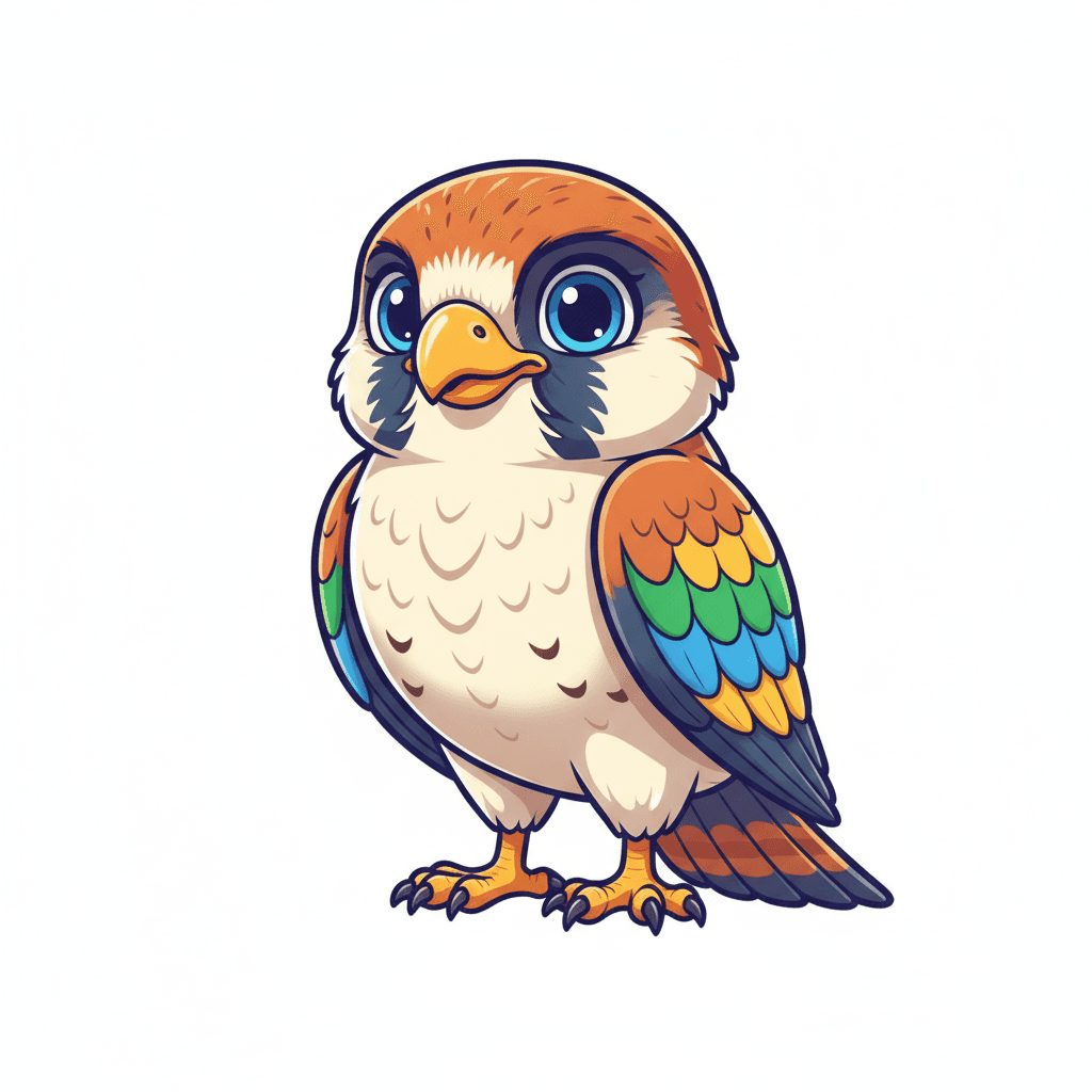 how to draw a falcon - Fun at-home activities for Kids.