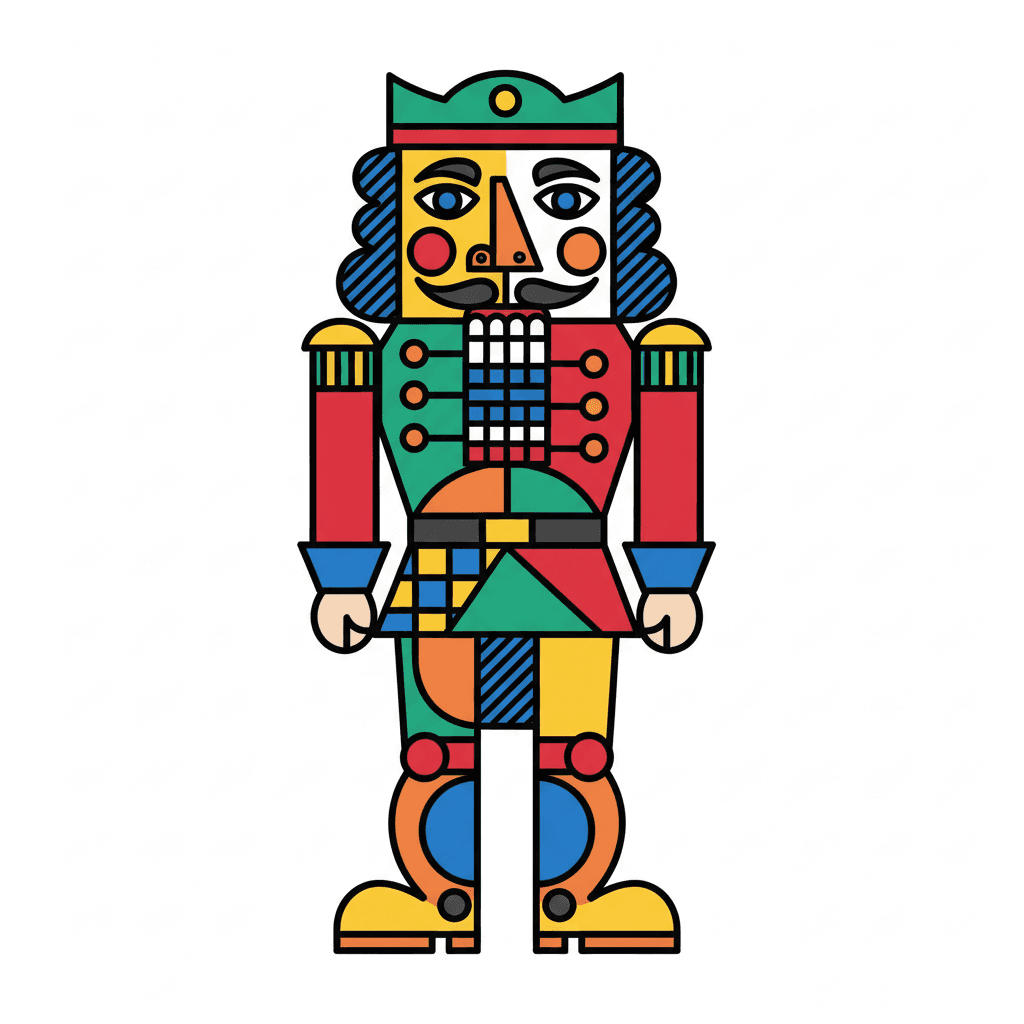 nutcracker drawing step by step