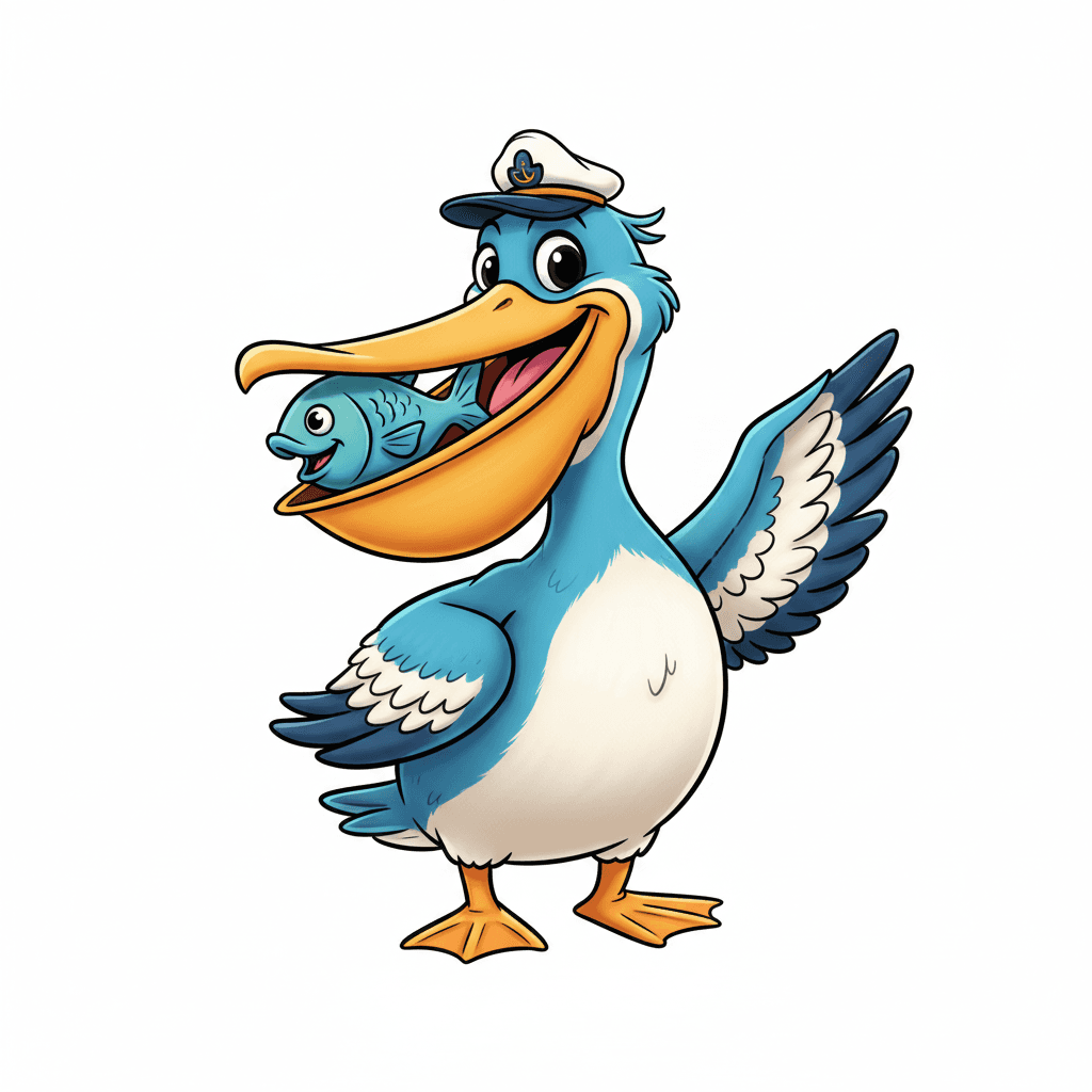 how to draw a pelican - Fun at-home activities for Kids.