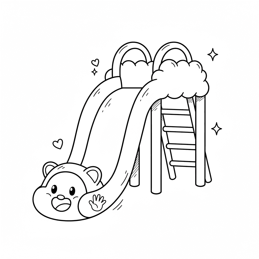 slide drawing step by step