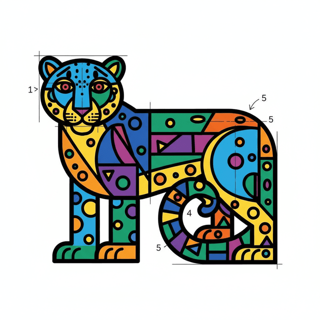 how to draw a snow leopard - Fun at-home activities for Kids.