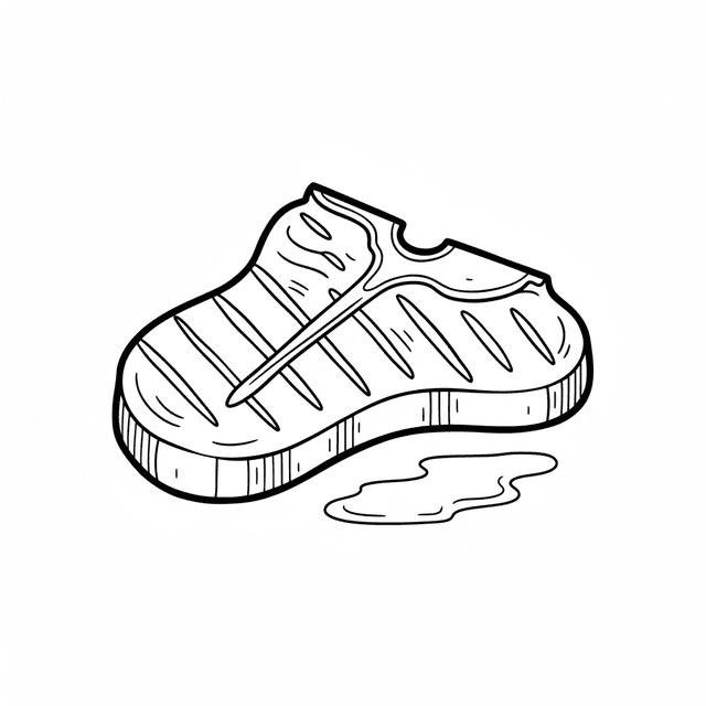 how to draw a steak - Fun at-home activities for Kids.