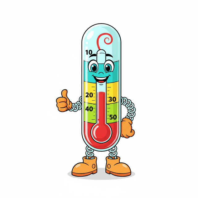 how to draw a thermometer - Fun at-home activities for Kids.