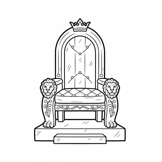 how to draw a throne - Fun at-home activities for Kids.