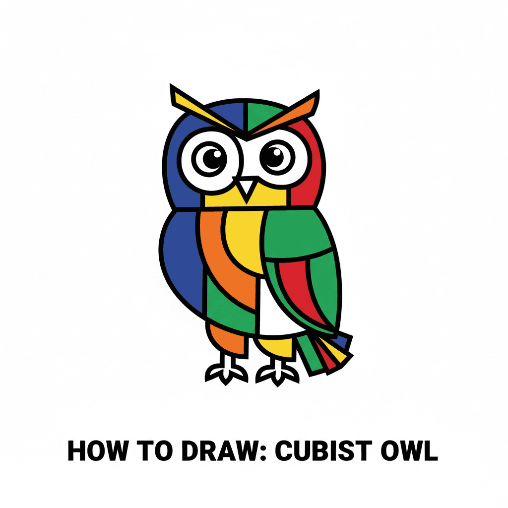 owl draw along