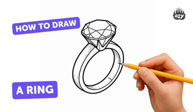 how to draw a ring