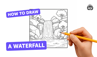 tsunami drawing easy