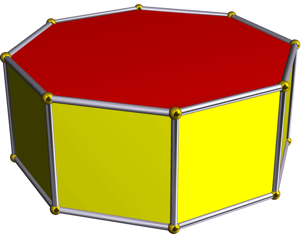 3d shape with octagon faces